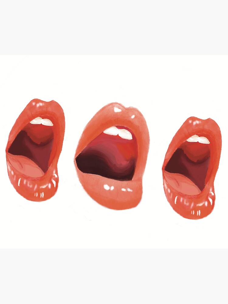 "Rolling Stone Lips " Poster for Sale by SaintJuniper | Redbubble