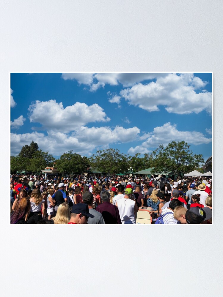 "Theme Park Queue" Poster for Sale by urbanfragments | Redbubble