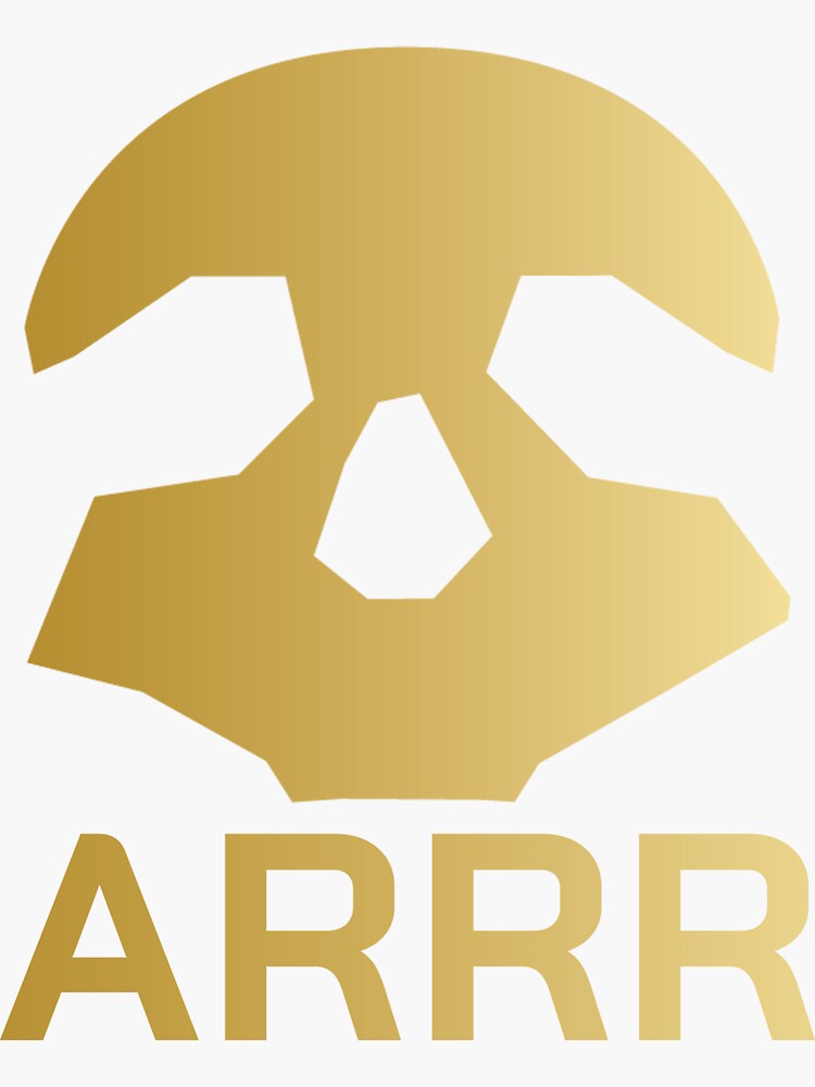 "Skull Island Pirate Chain ARRR" Sticker for Sale by dedavies3 | Redbubble