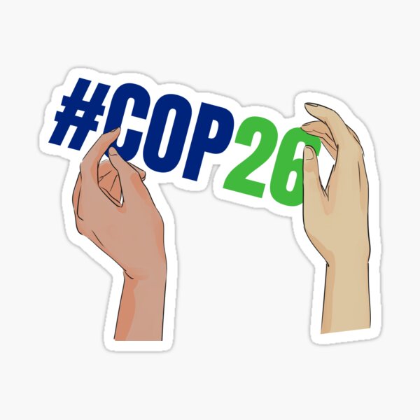 "Cop 26" Sticker by madineugenus | Redbubble