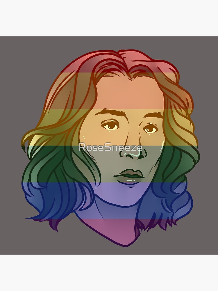 "Rainbow Pride 90s Keanu Reeves" Poster for Sale by RoseSneeze | Redbubble
