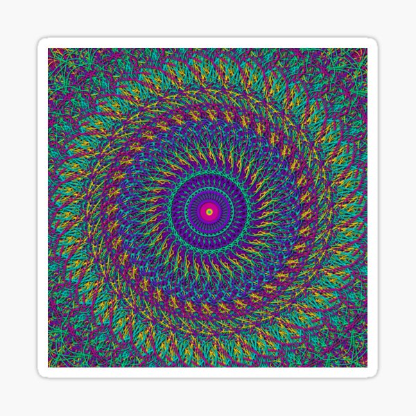 "It looks like string Art" Sticker for Sale by Snuggleshark | Redbubble