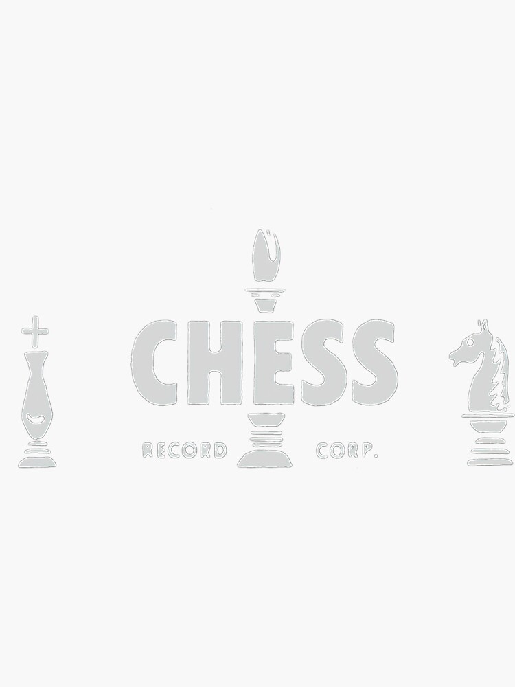 "Chess Records " Sticker by cachevoler | Redbubble