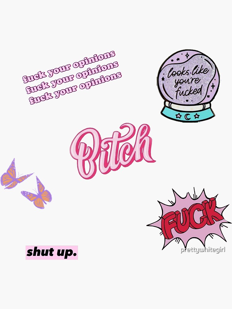 "baddie aesthetic sticker pack" Sticker for Sale by prettywhitegirl ...