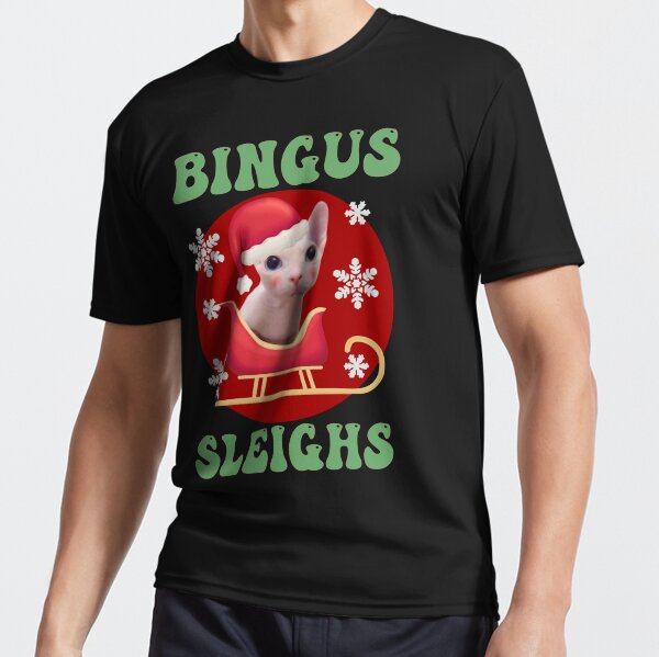 "Funny Bingus Christmas - Bingus Cat Christmas Sleigh- Bingus Meme ...
