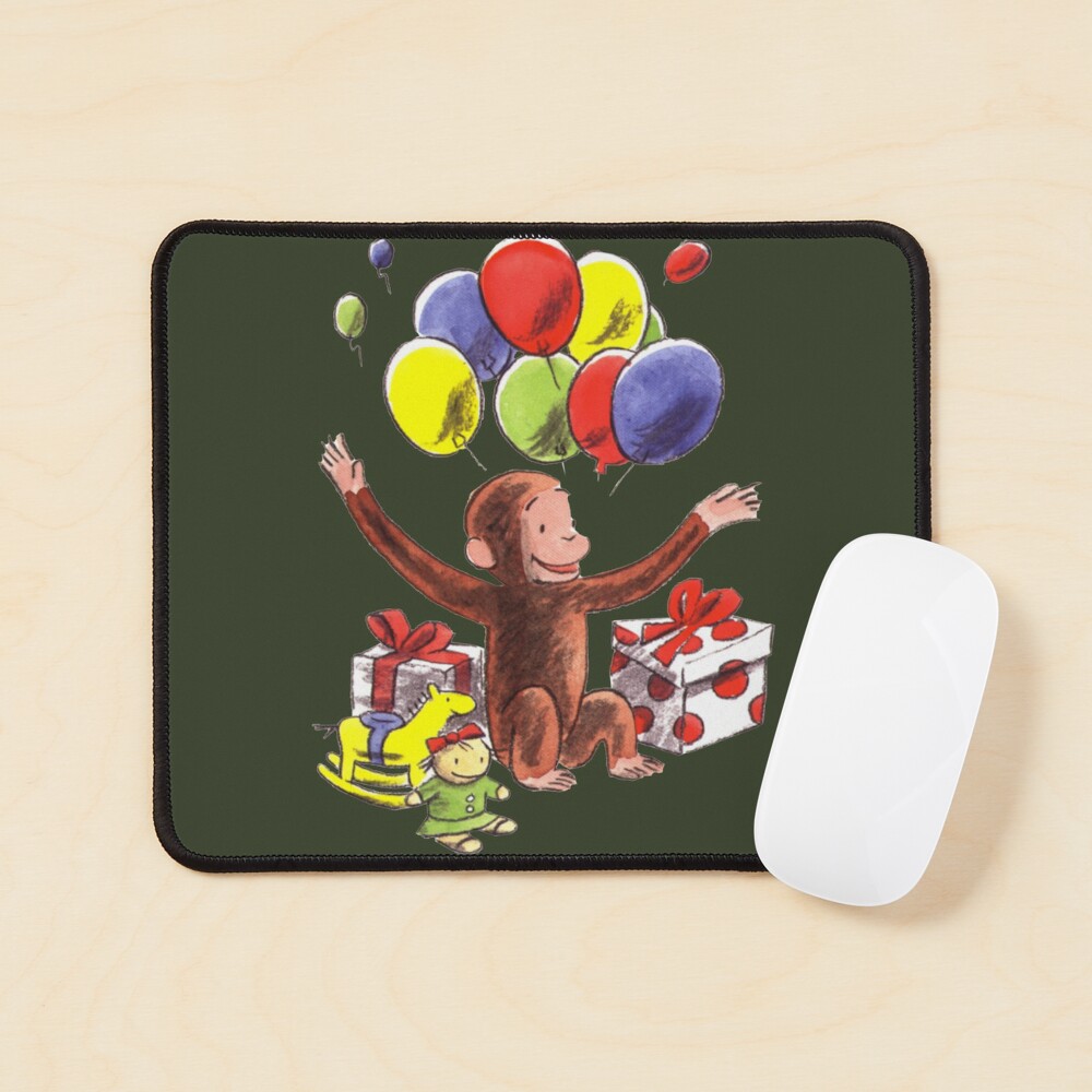"Curious George birthday " Sticker for Sale by VeumJoelle | Redbubble