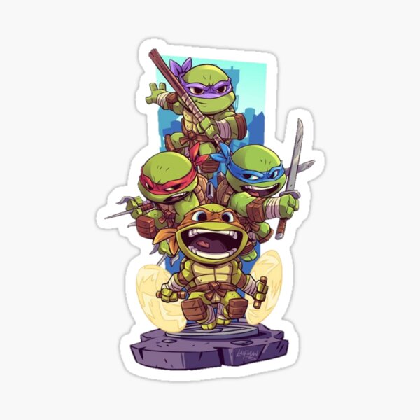 "Teenage Mutant Ninja Turtles" Sticker by AnimeIsland12 | Redbubble