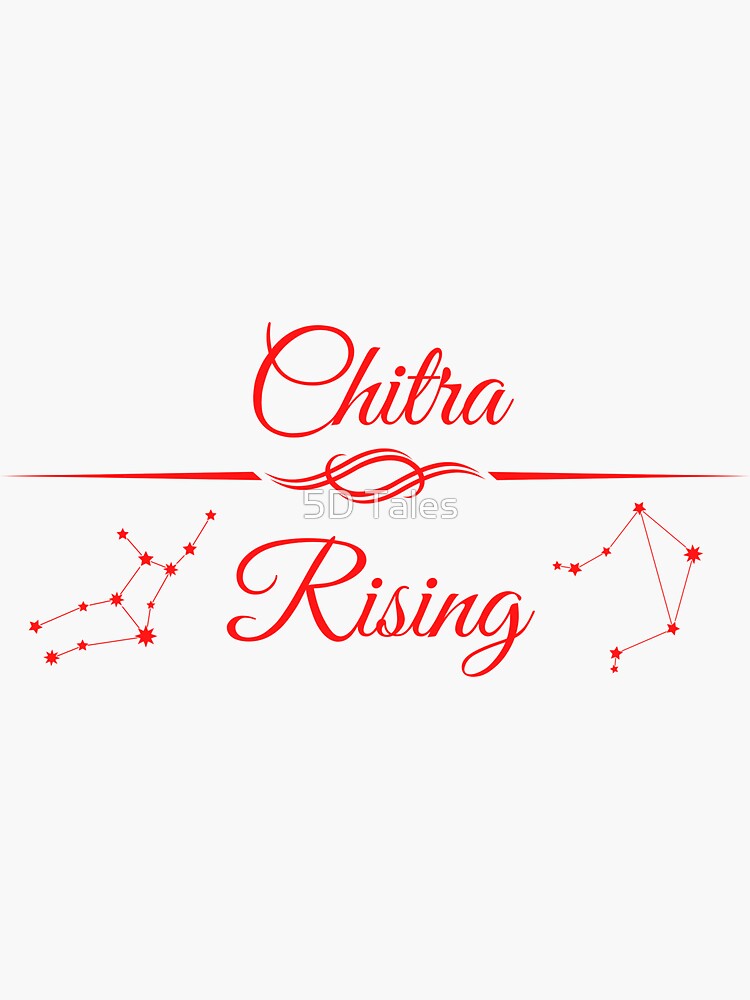 "Chitra Rising Nakshatra - Vedic Astrology" Sticker for Sale by ...