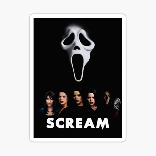 "SCREAM SIDNEY PRESCOTT #2" Sticker for Sale by artpopculture | Redbubble