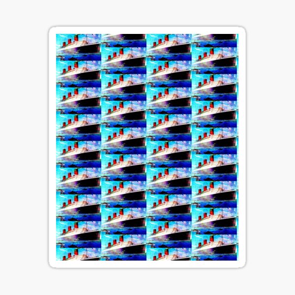 "QUEEN MARY 2 Graphic " Sticker for Sale by RMSTitanicShop | Redbubble