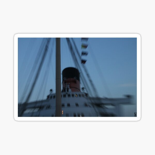 "Queen Mary Time Warp " Sticker by RMSTitanicShop | Redbubble