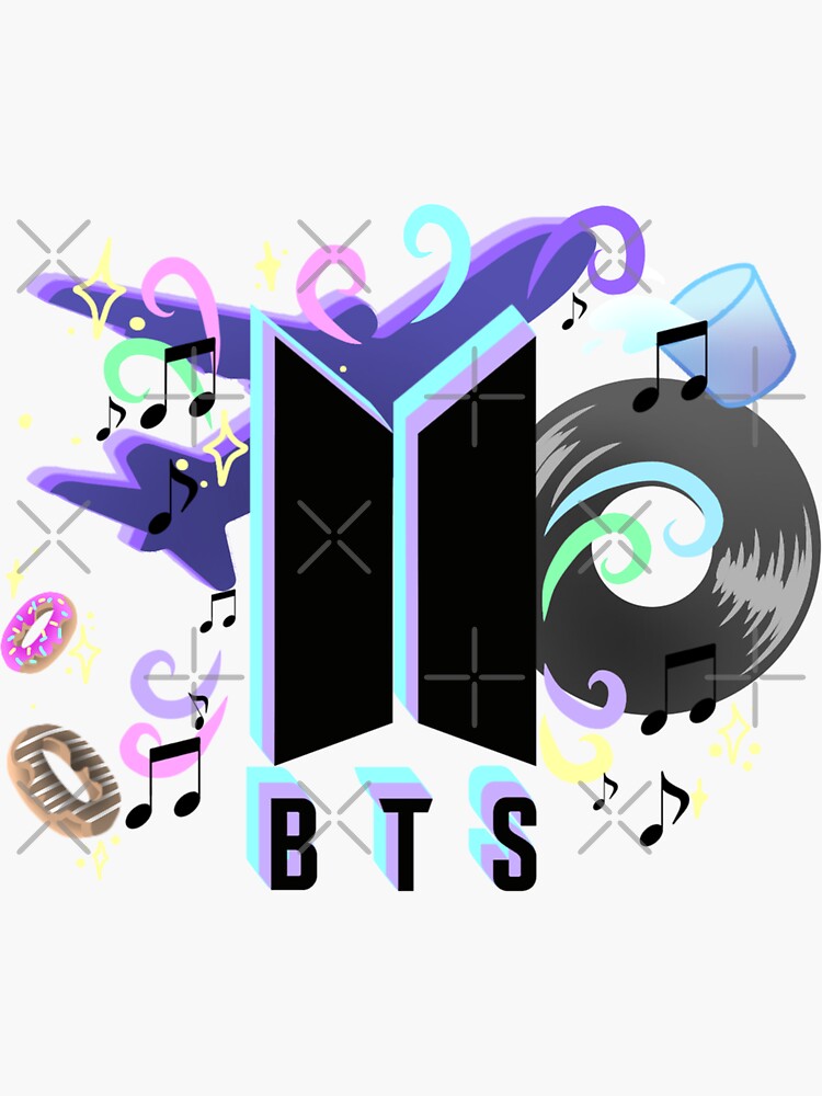 "BTS - DYNAMITE (logo)" Sticker for Sale by RinArtzShop | Redbubble