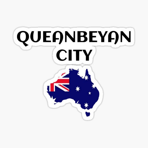 "The Best Queanbeyan City Australia Flag It's All About" Sticker for ...