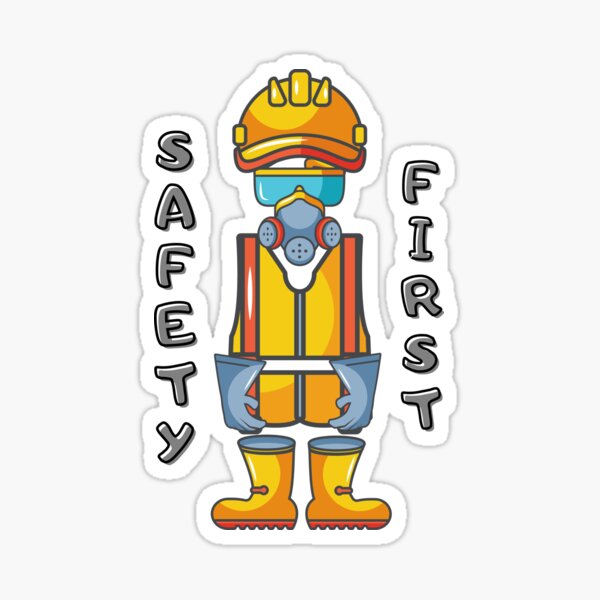 "Safety First-Safety Equipment" Sticker for Sale by Seamans-Club ...