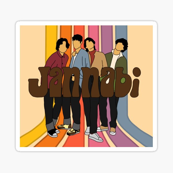 "JANNABI 잔나비 [VER. 1]" Sticker for Sale by metanoiaaa | Redbubble
