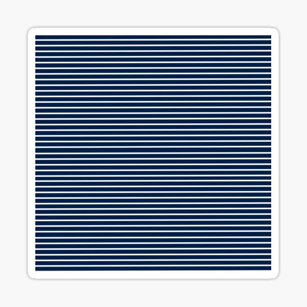 "Navy Blue stripes" Sticker by creaturespie | Redbubble