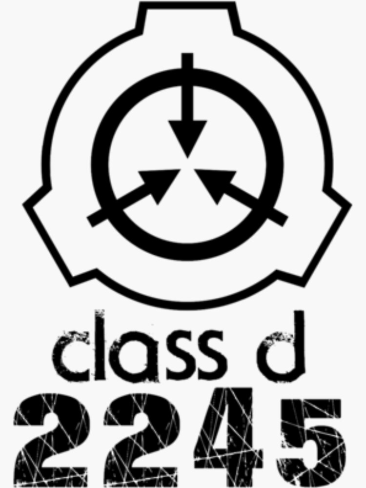 "SCP Class D " Sticker by sz73tm70 | Redbubble