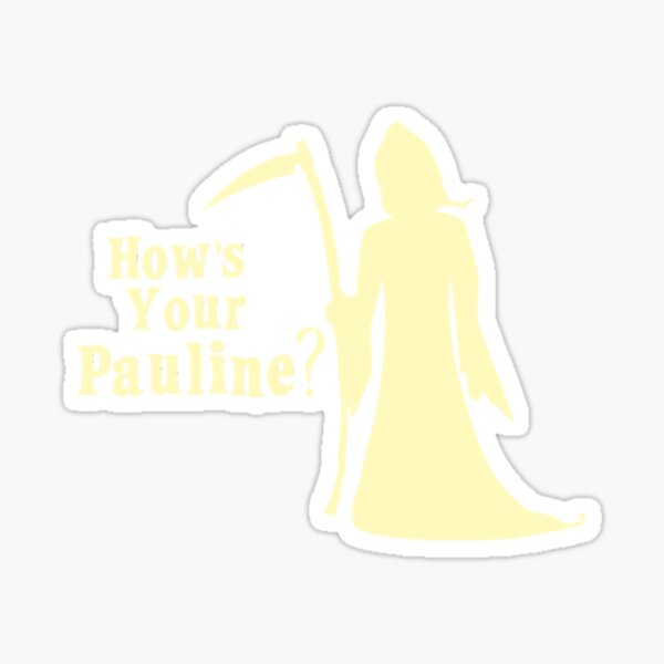 "The Mighty Boosh - Death" Sticker for Sale by Claracasper | Redbubble