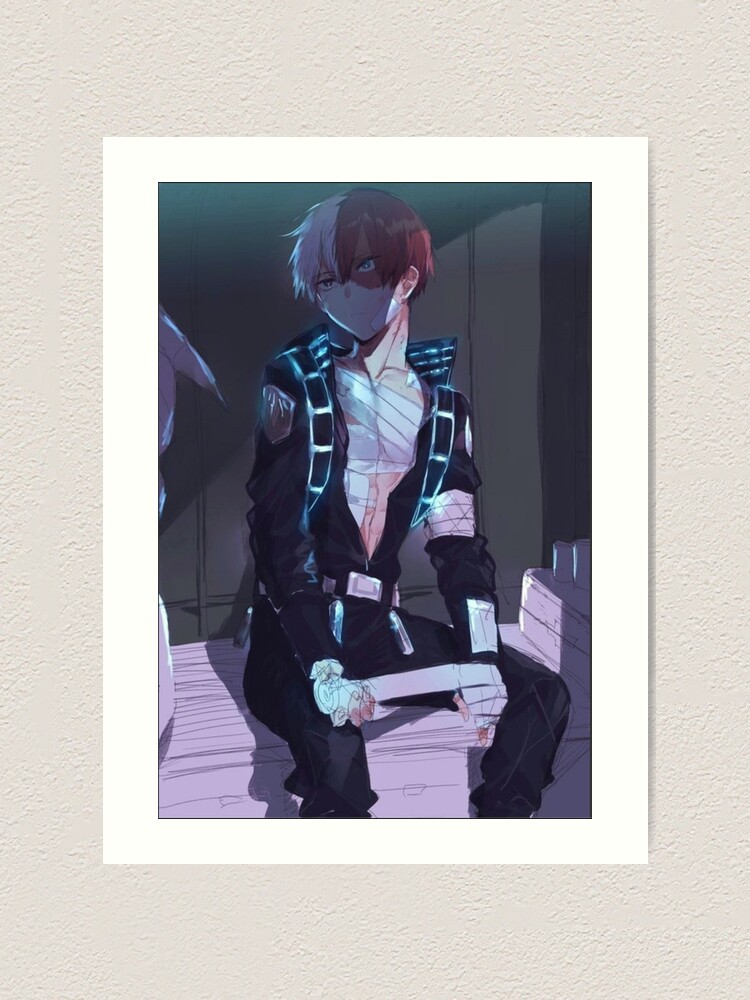 "Shoto Todoroki My Hero Academia Poster " Art Print for Sale by ...