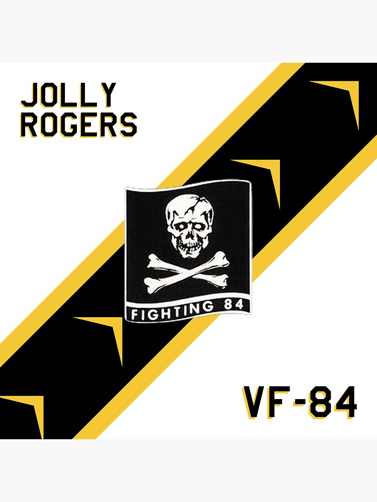 "VF-84 Jolly Rogers" Sticker for Sale by VandyTwo | Redbubble