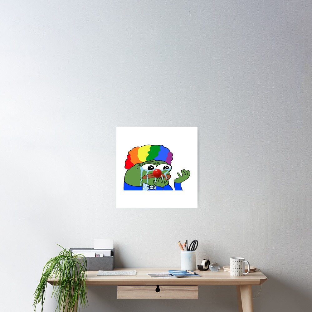"Peepo crying" Poster by flourpacket | Redbubble