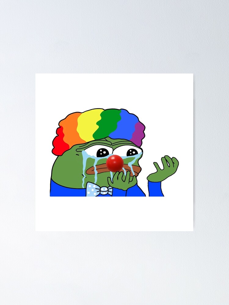 "Peepo crying" Poster by flourpacket | Redbubble
