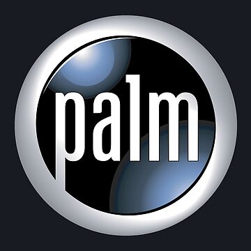 "Defunct Palm Computing Inc. software emblem retro vintage" Sticker for ...