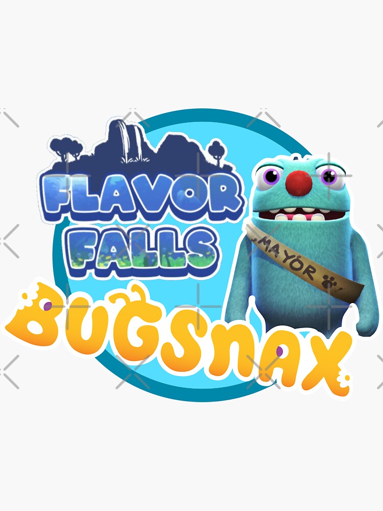 "Bugsnax Flavor Falls Mayor Filbo " Sticker for Sale by SchlossInspire ...