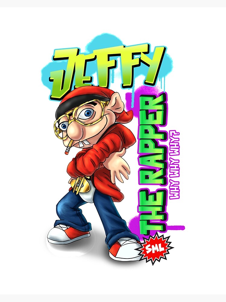 "Jeffy The Rapper - Funny SML Character " Art Board Print for Sale by ...