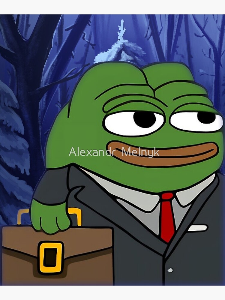 "Peepo in the forest" Poster for Sale by flourpacket | Redbubble