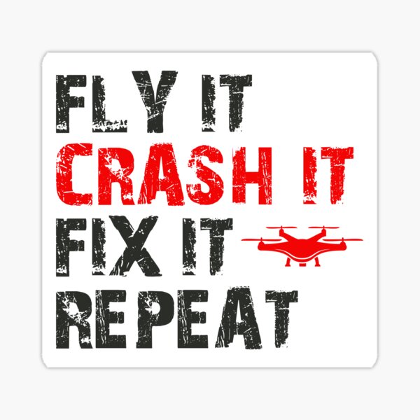 "FPV Drone Racing Quadcopters RC Pilot Operator" Sticker for Sale by ...