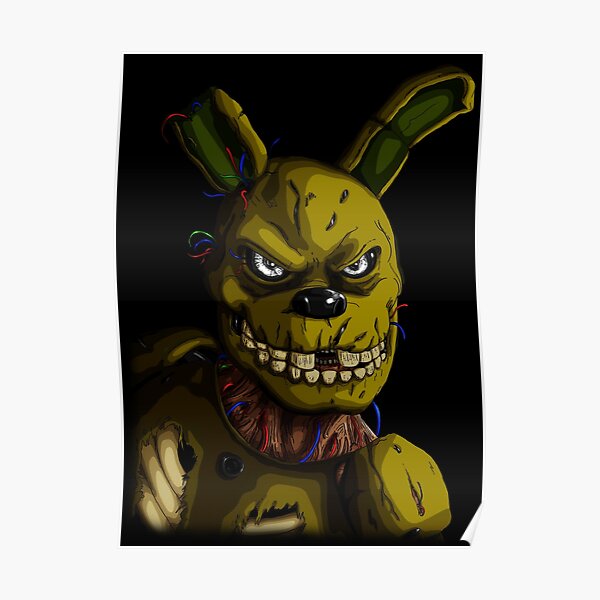 "Springtrap" Poster by Daveofthedead87 | Redbubble