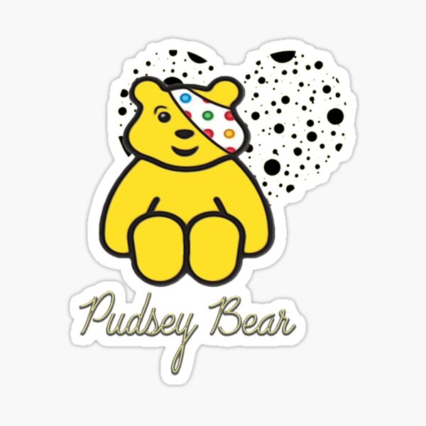 "Spotty - Pudsey Bear - Children in Need " Sticker for Sale by ...