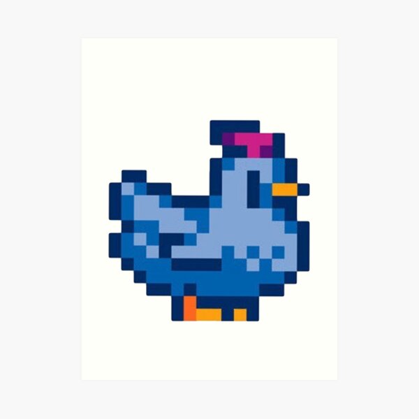 "stardew valley chickens " Art Print for Sale by four-seasons1 | Redbubble