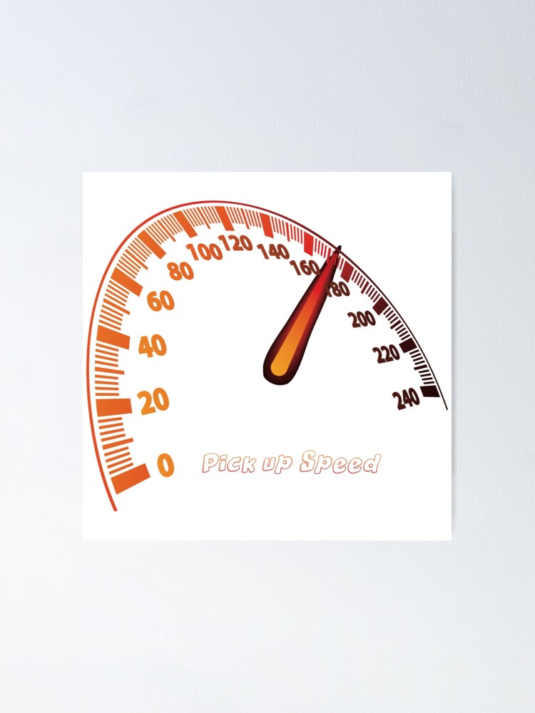 "Design of a speedometer" Poster for Sale by Vivek1995 | Redbubble