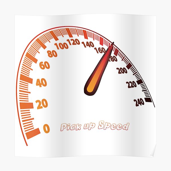 "Design of a speedometer" Poster for Sale by Vivek1995 | Redbubble