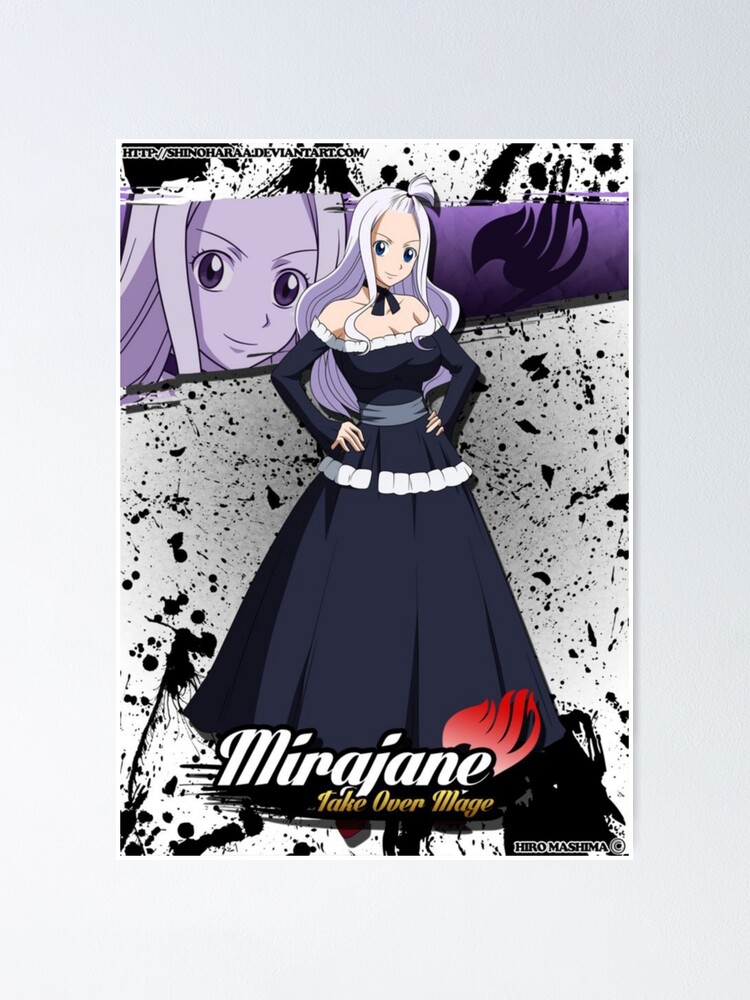 "Fairy tail mirajane" Poster for Sale by Soulzodiac | Redbubble