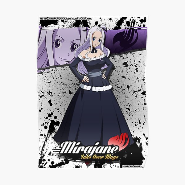 "Fairy tail mirajane" Poster for Sale by Soulzodiac | Redbubble