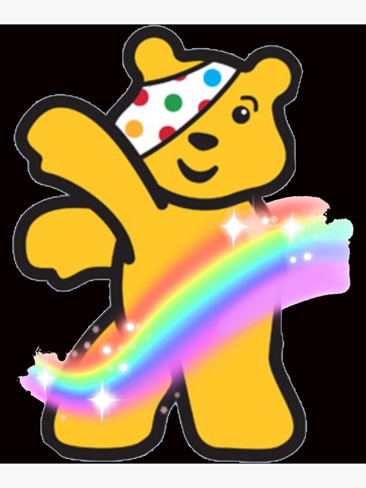 "Children In Need Pudsey Bear " Poster for Sale by BilaVorona2B | Redbubble