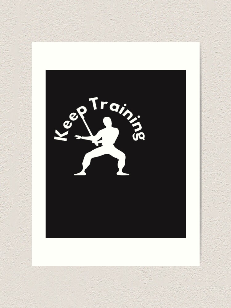 "Train hard fight easy - motivational quotes" Art Print for Sale by ...