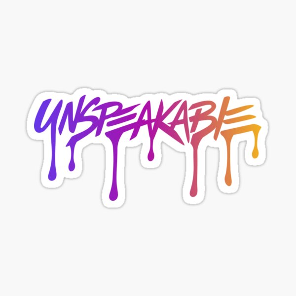 "youtube play Funny Unspeak.able" Sticker for Sale by Aralina01 | Redbubble