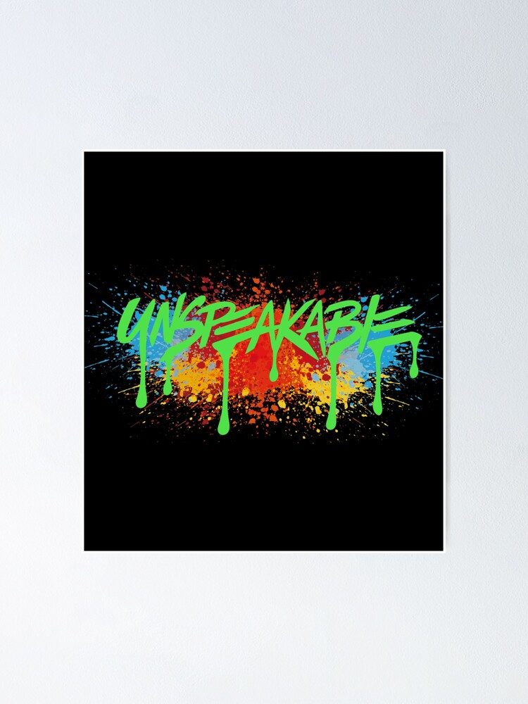 "youtube play Funny Unspeak.able" Poster for Sale by Aralina01 | Redbubble