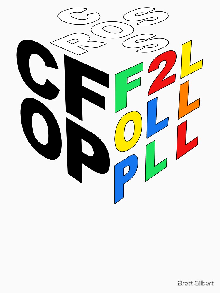 "CFOP (white outline around CFOP)" T-shirt for Sale by bgilbert ...