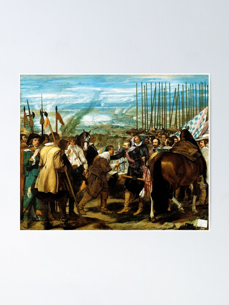 Póster «La rendición de Breda de Diego Velázquez (1634-35)» de ...