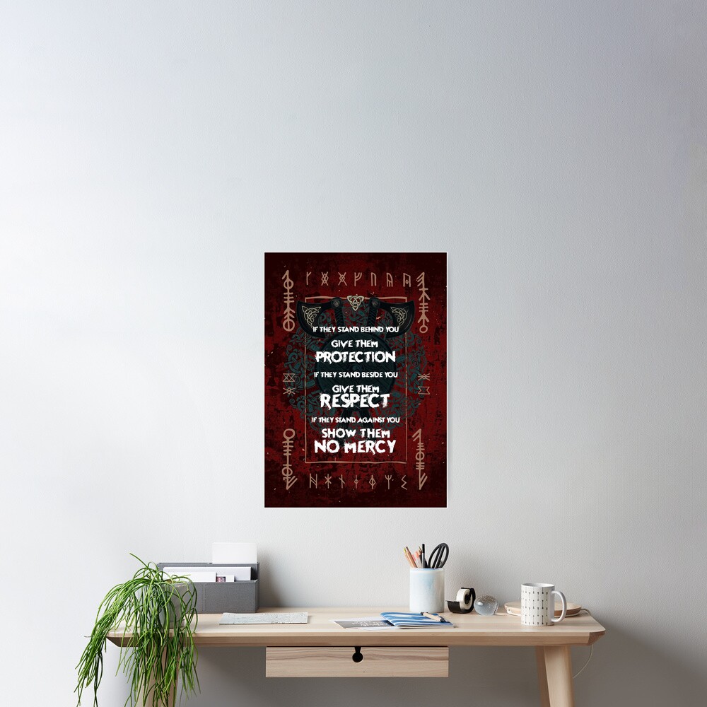 "The Viking Code" Poster by ikaruna | Redbubble