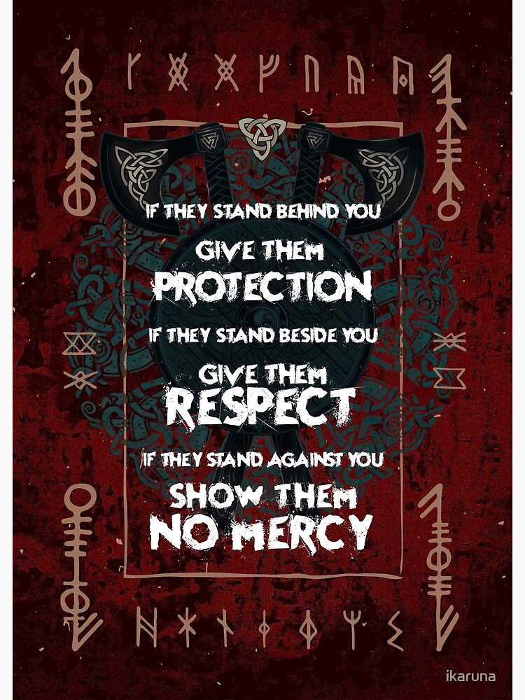 "The Viking Code" Poster by ikaruna | Redbubble