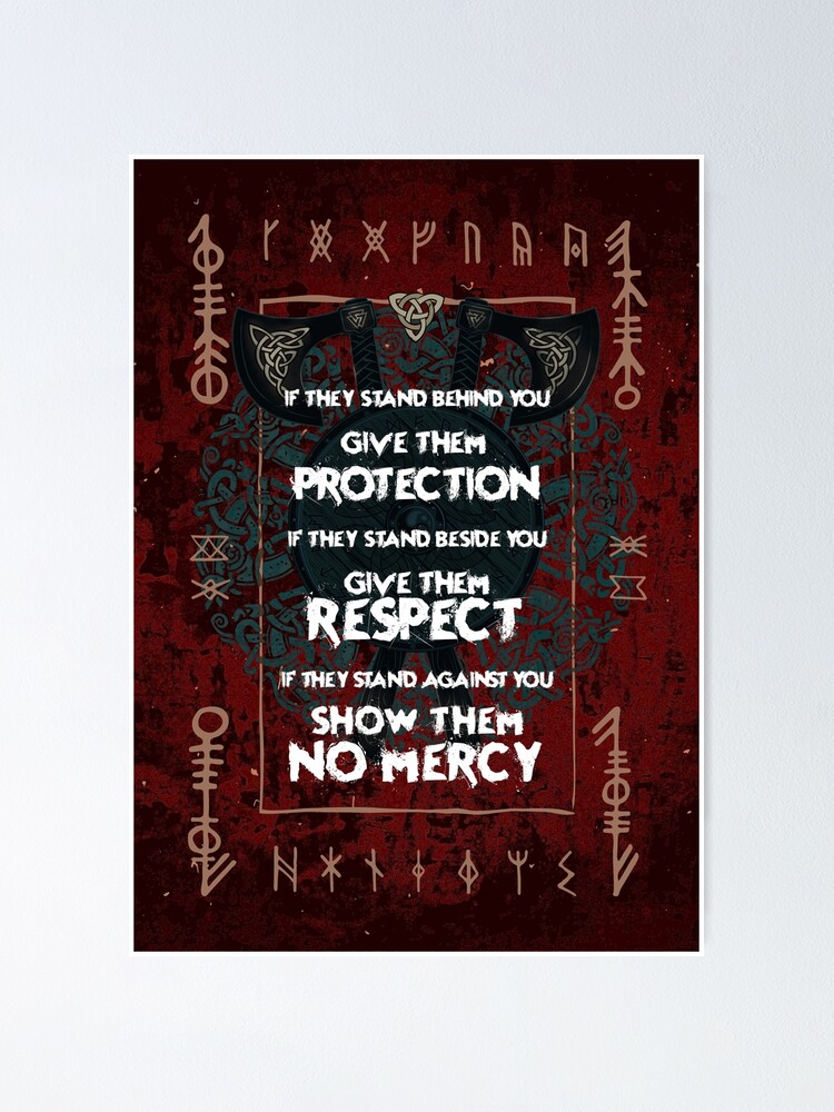 "The Viking Code" Poster by ikaruna | Redbubble