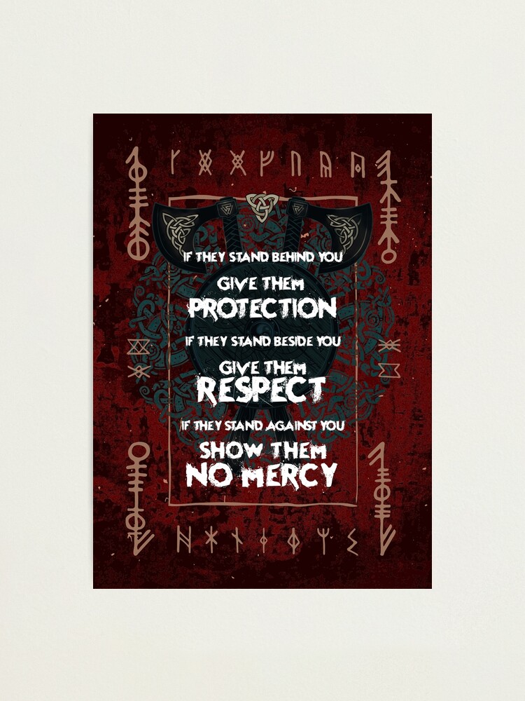 "The Viking Code" Photographic Print for Sale by ikaruna | Redbubble