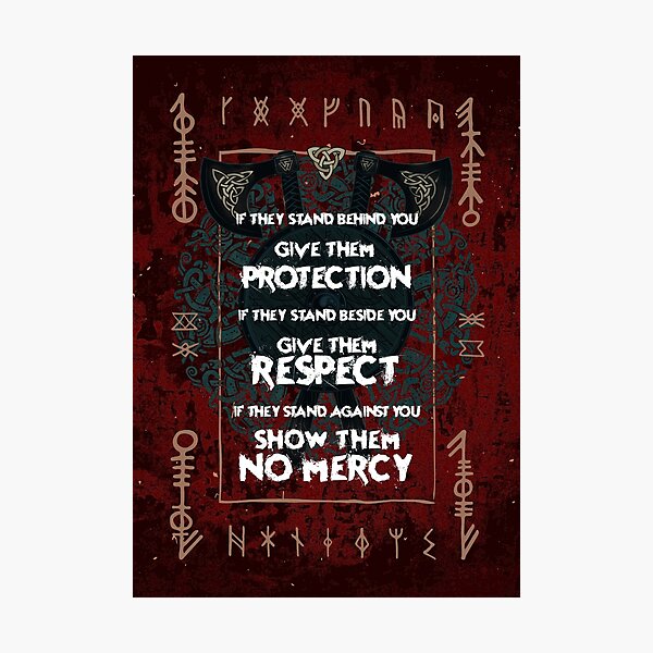 "The Viking Code" Photographic Print for Sale by ikaruna | Redbubble