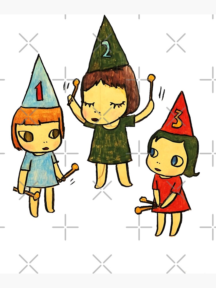 "The Best Yoshitomo Nara Three Little Three Little Girl" Art Print by ...